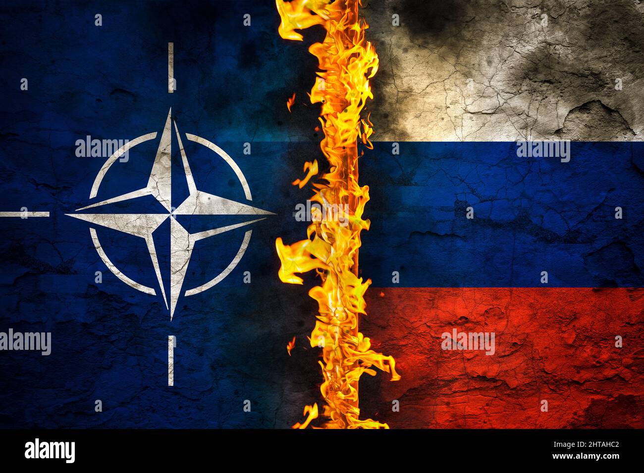 Burning russian flag High Resolution Stock Photography and Images - Alamy