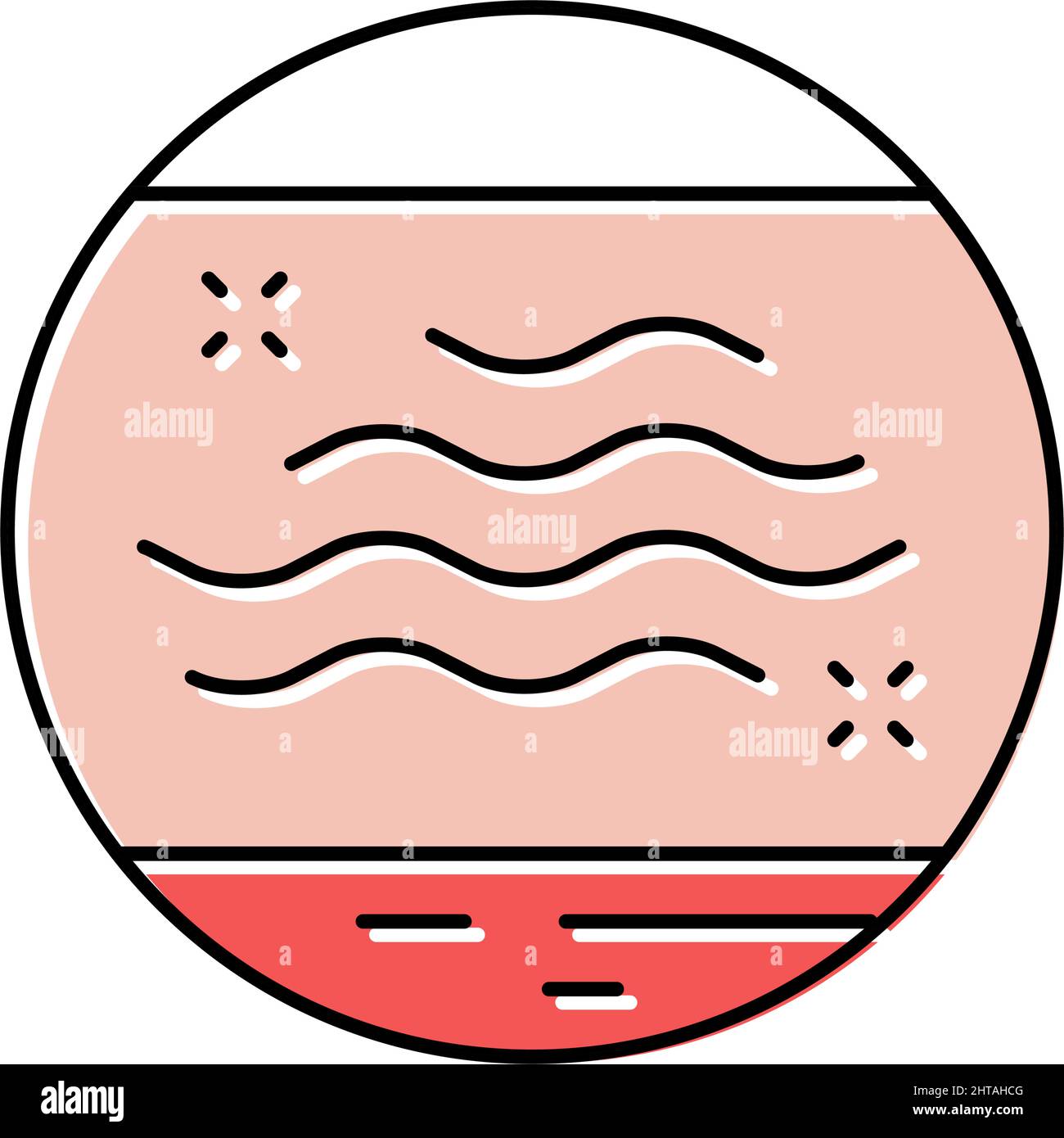 dry skin color icon vector illustration Stock Vector Image & Art - Alamy