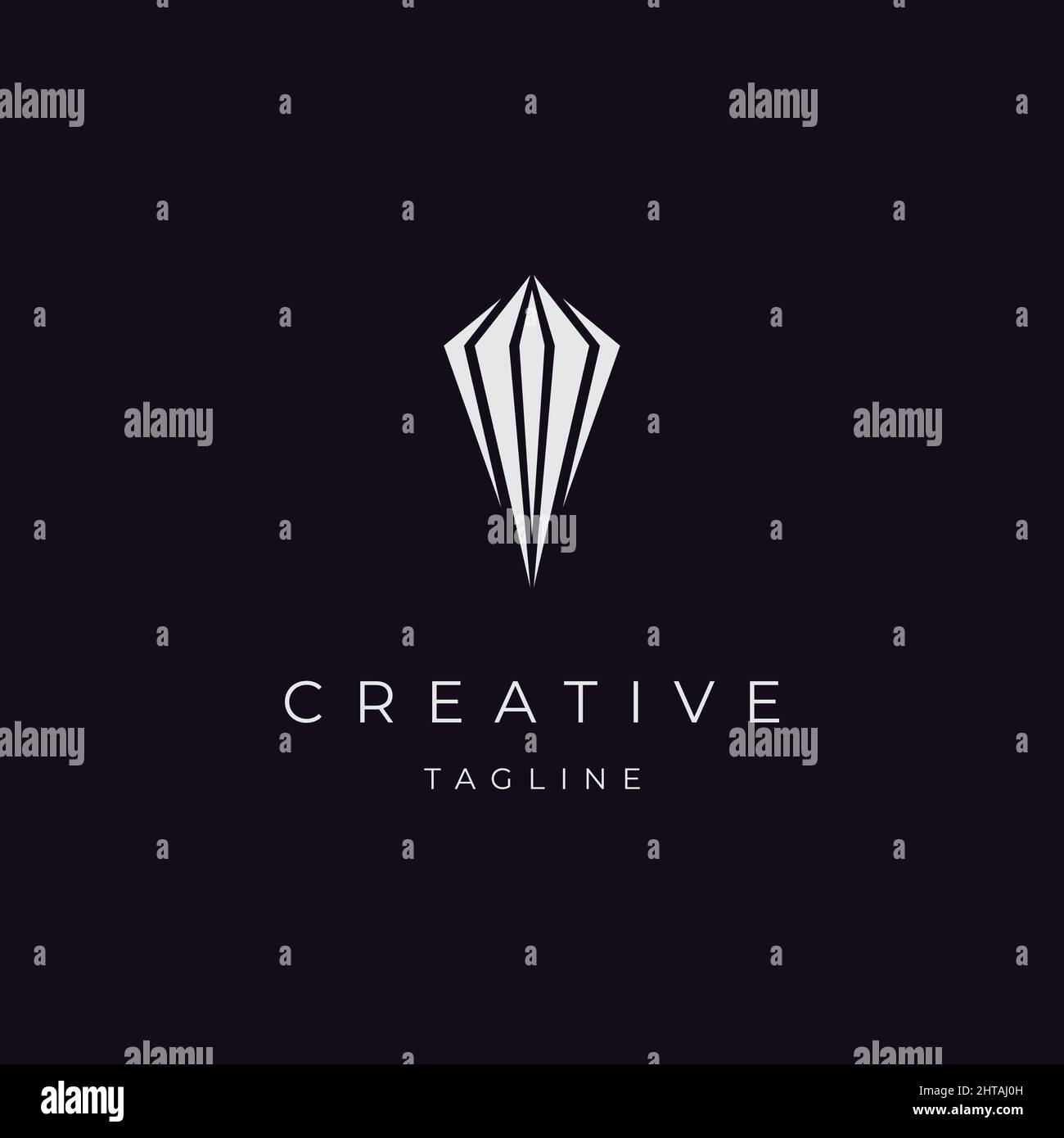 Gemstone logo design illustration vector template Stock Vector Image ...