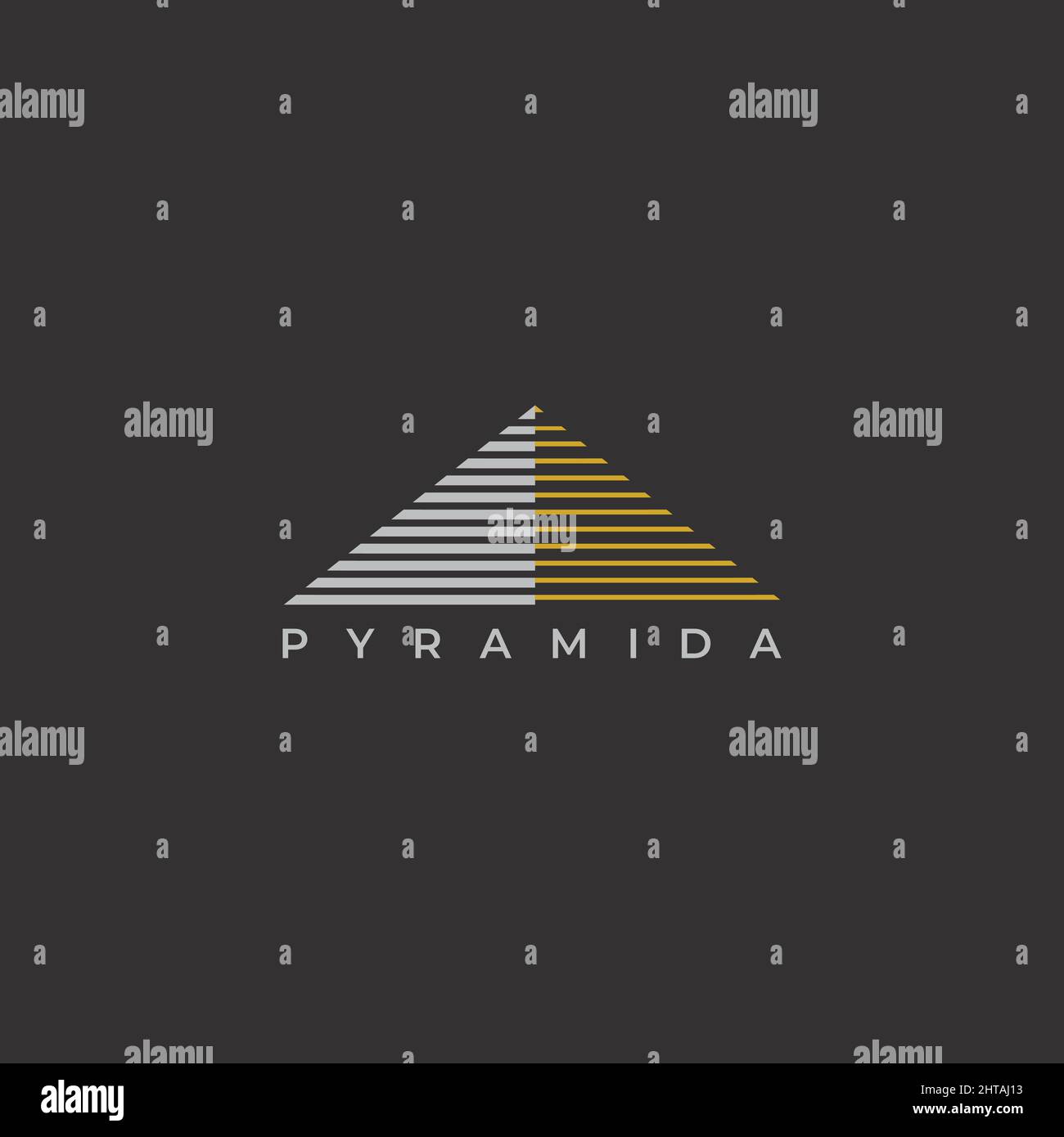 Pyramid logo hi-res stock photography and images - Alamy