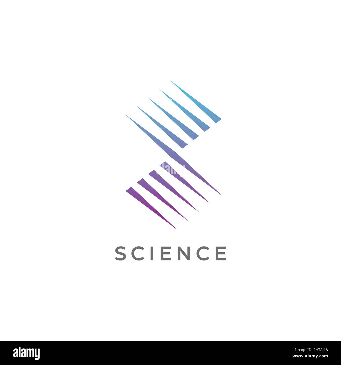 Initial letter S science technology symbol logo design illustration ...