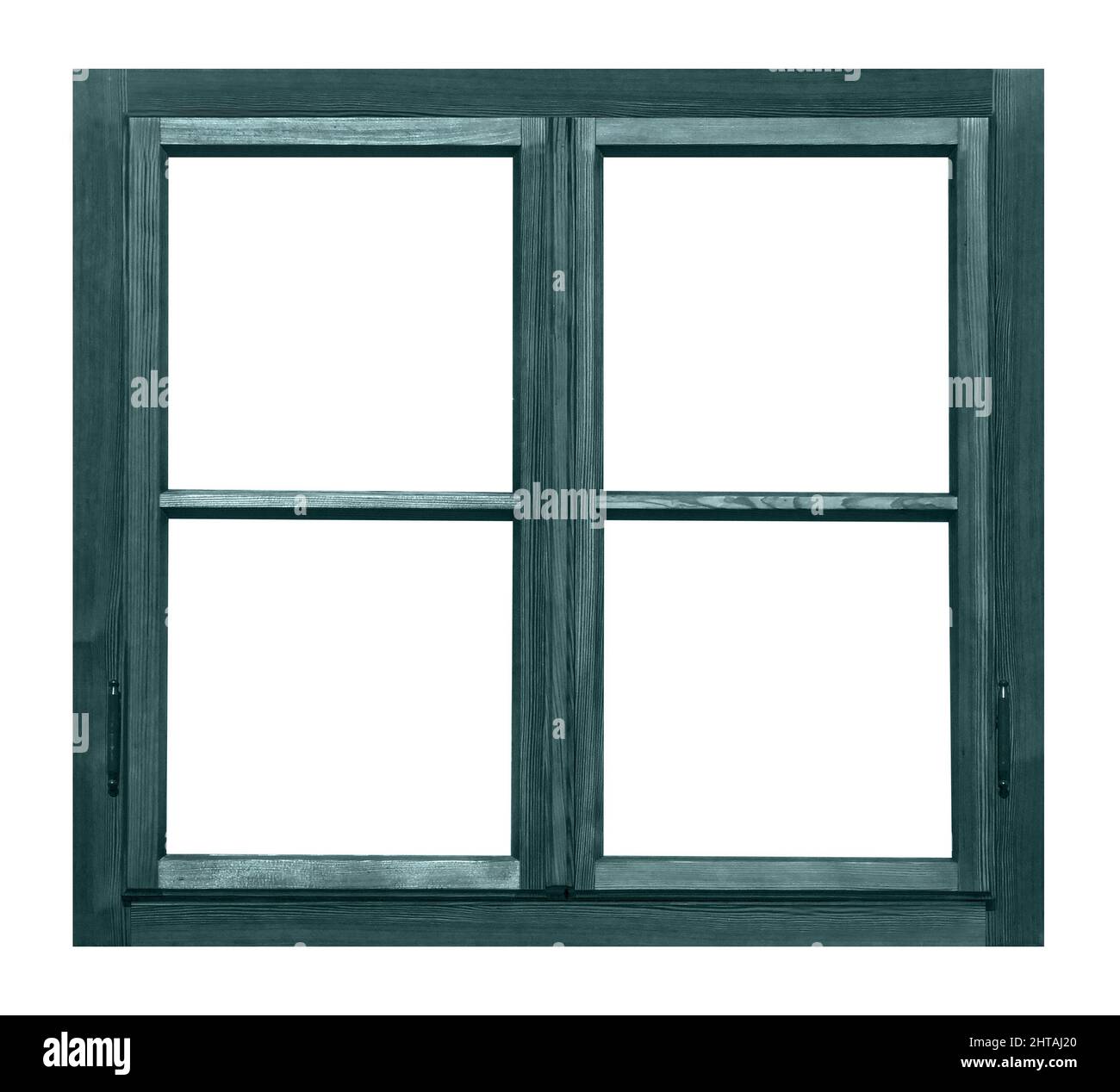 Wooden window isolated on white background Stock Photo - Alamy