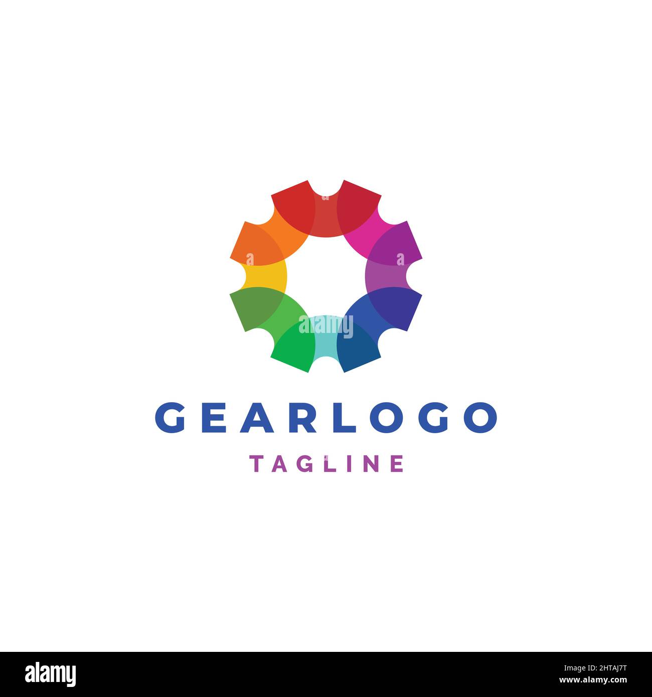 Creative gear abstract vector logo hi-res stock photography and images ...