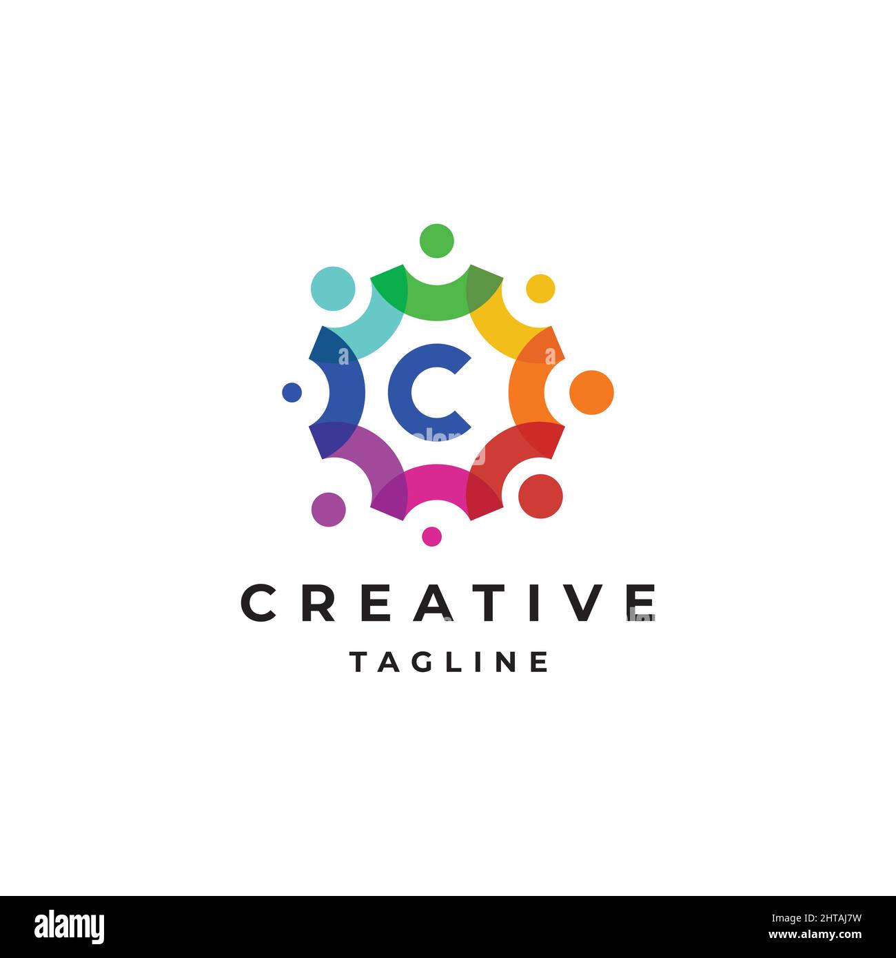 Creative letter C logo design inspiration vector template Stock Vector ...