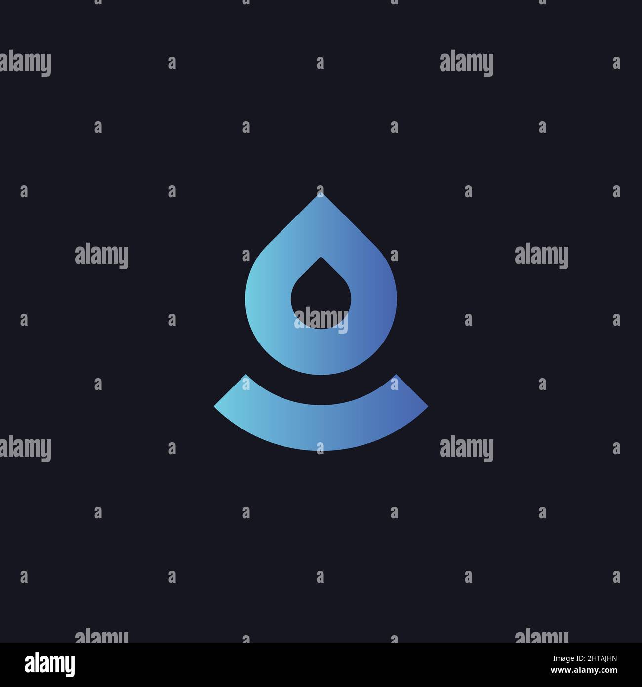 Raindrop logo template hi-res stock photography and images - Alamy