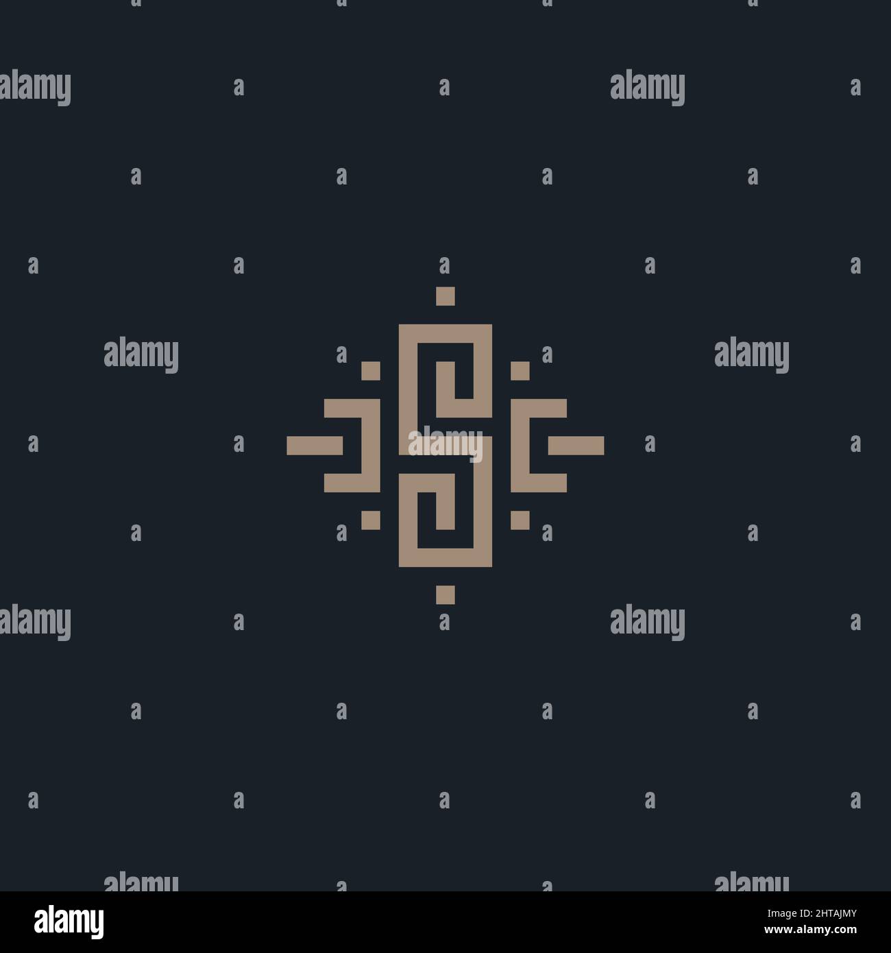 S border design Stock Vector Images - Alamy