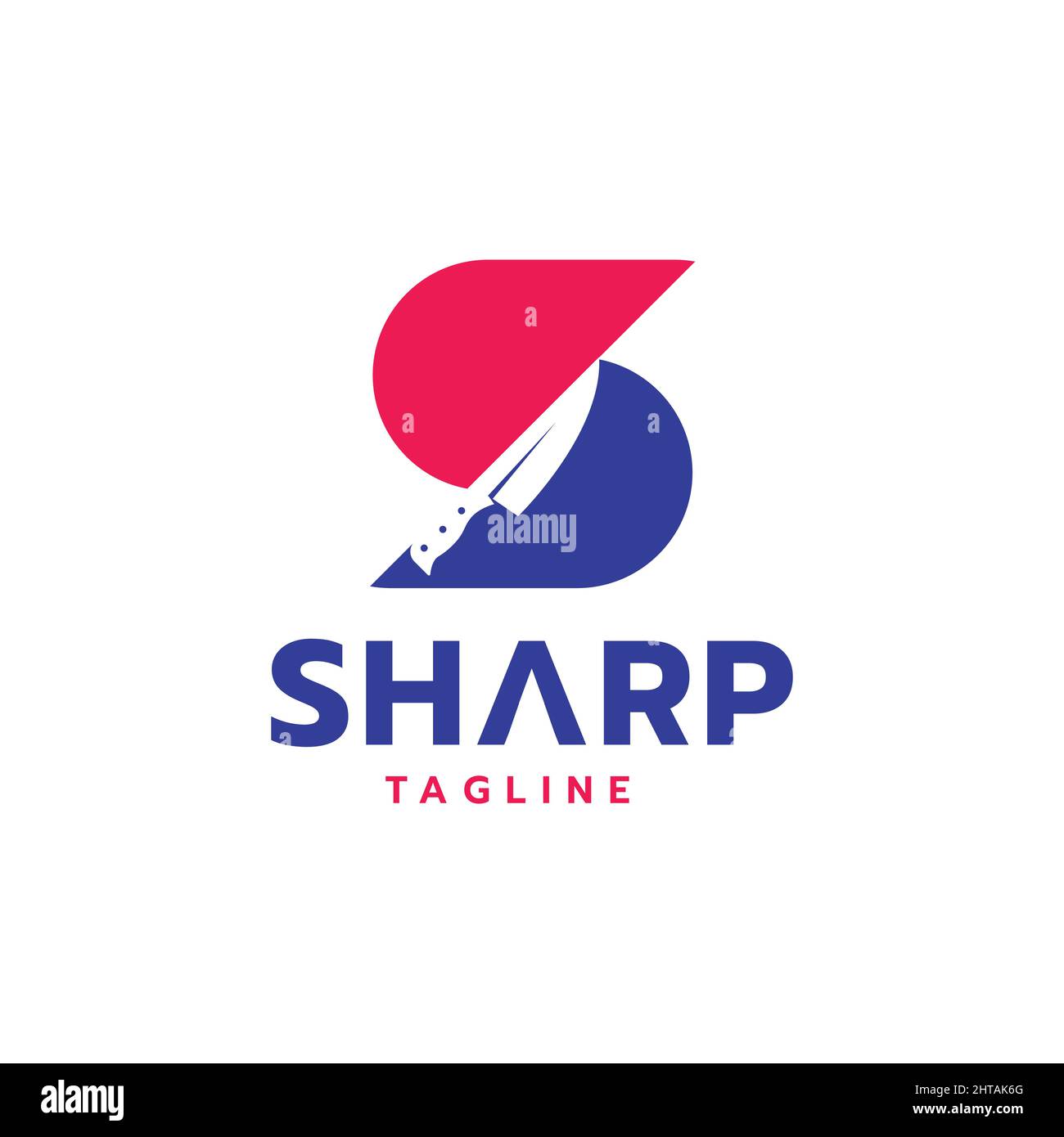 Letter S with knife sharp logo design inspiration vector template Stock ...