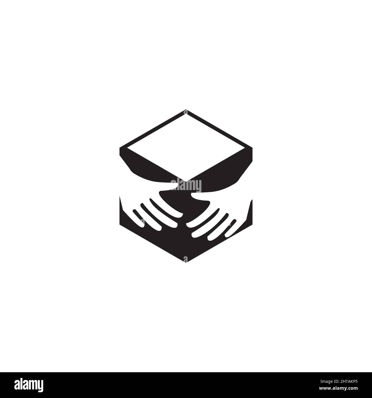 Delivery business logo Black and White Stock Photos & Images - Alamy