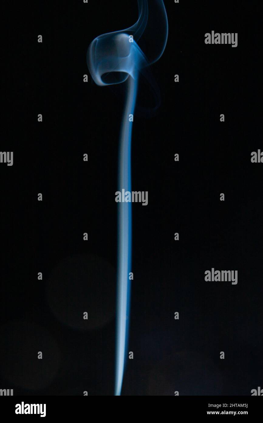 Real colorful smoke on black background. Graphic resource for use with ...