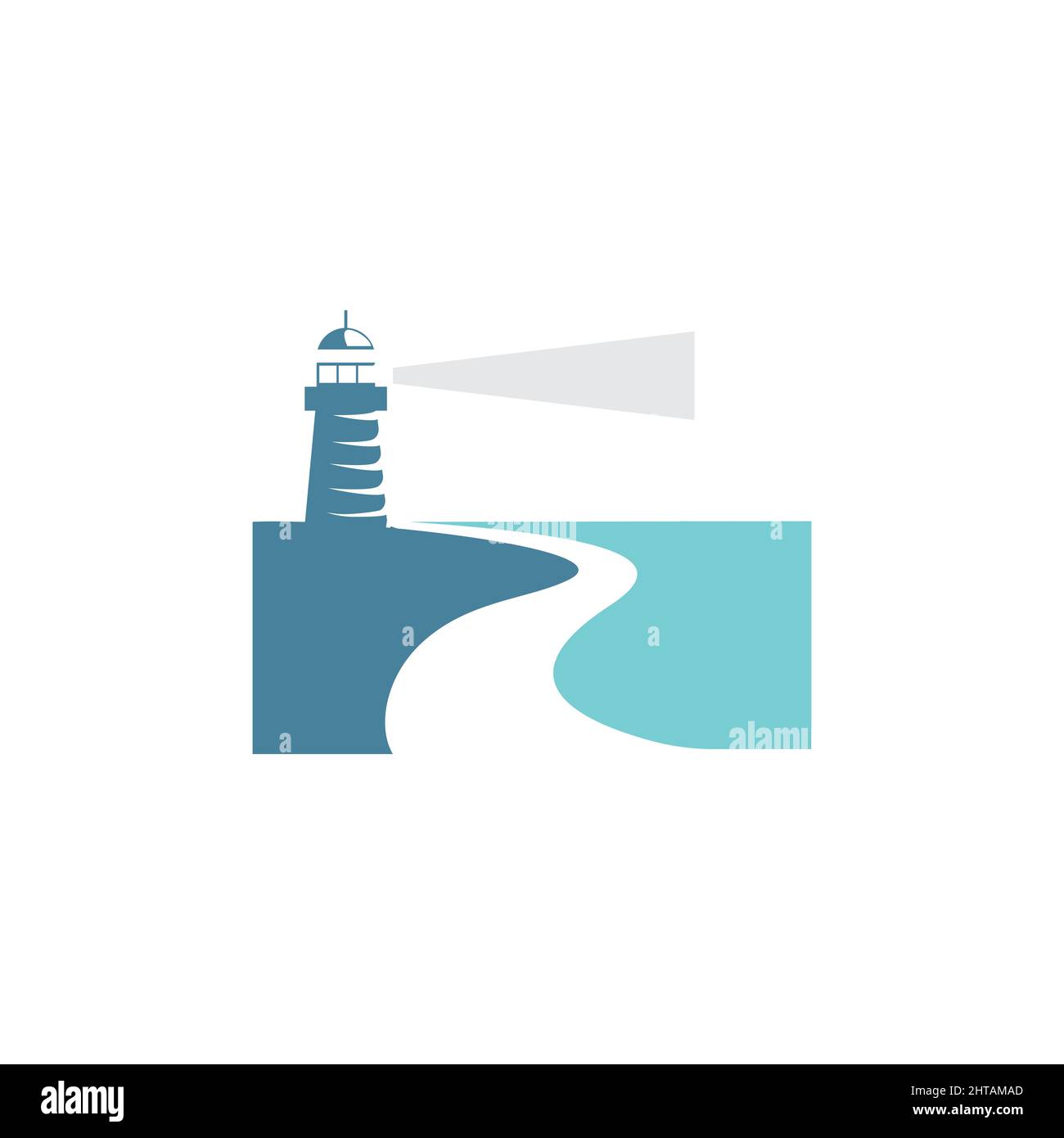 Coastal landscape design Stock Vector Images - Alamy