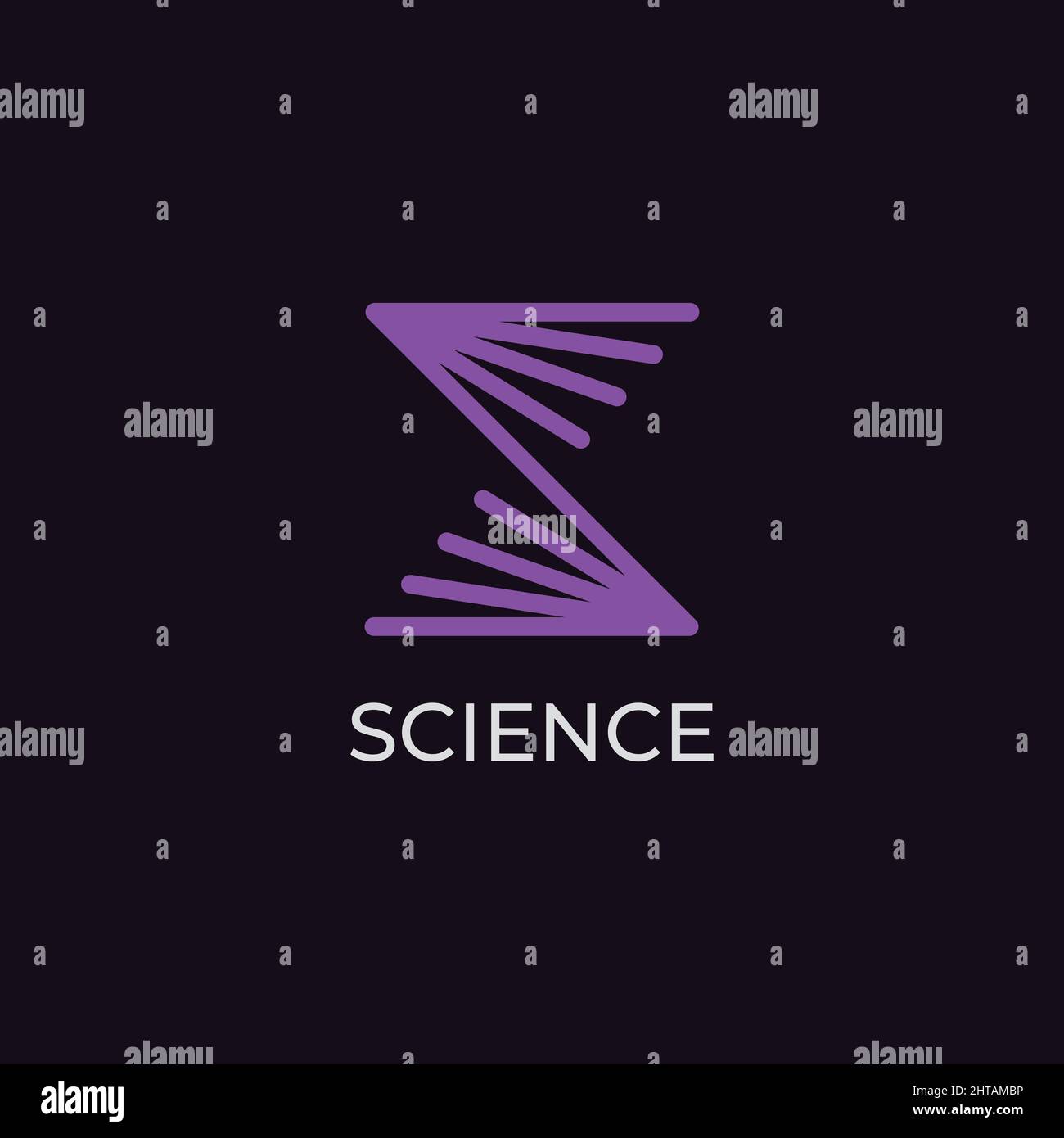 Helix dna science logo design inspiration vector template Stock Vector ...