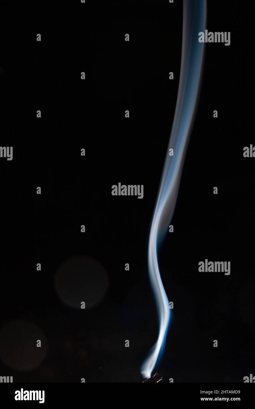 Real colorful smoke on black background. Graphic resource for use with ...
