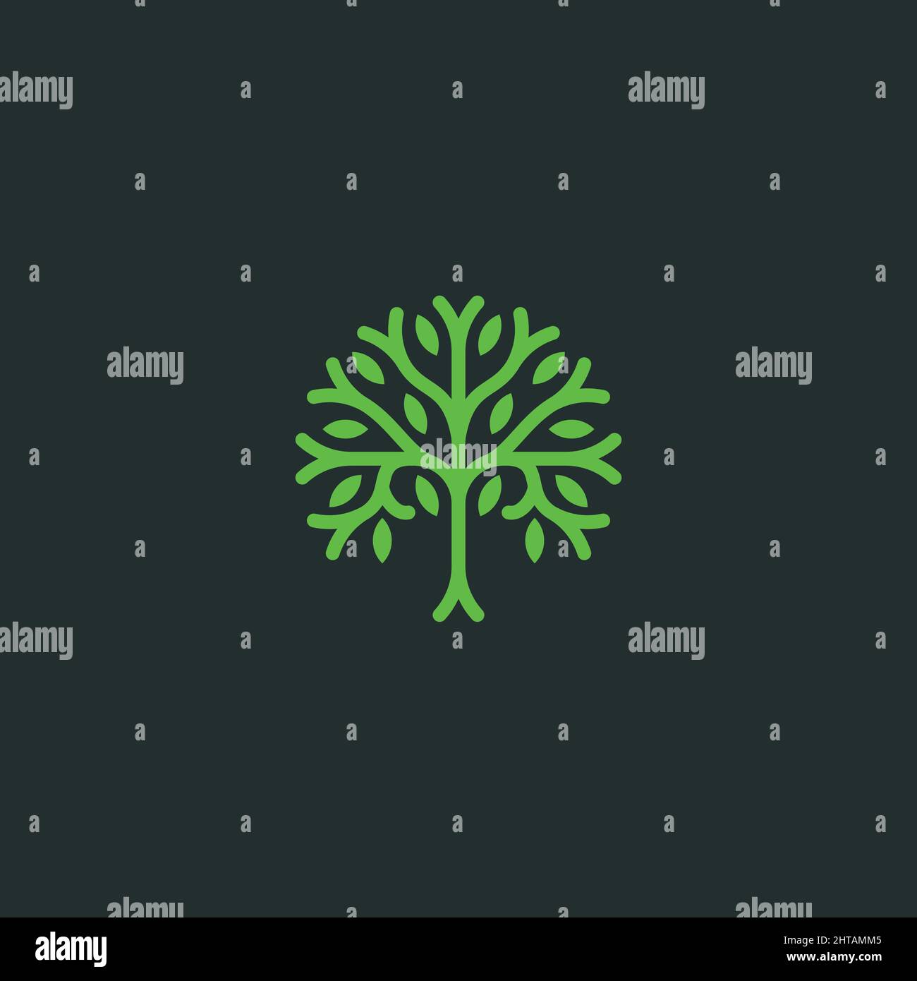 Abstract tree vector hi-res stock photography and images - Alamy