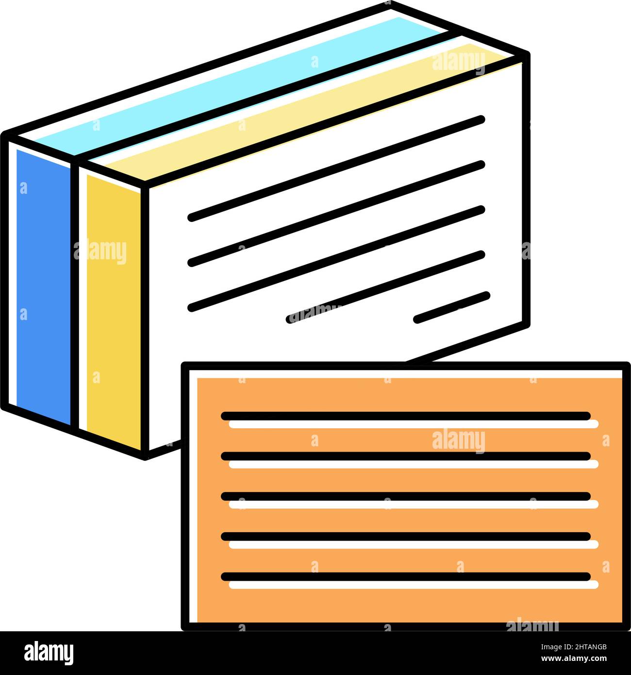 Index cards Stock Vector Images - Alamy