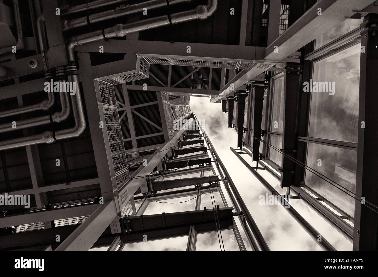 Beautiful view of the tallest building in Western Europe Stock Photo ...