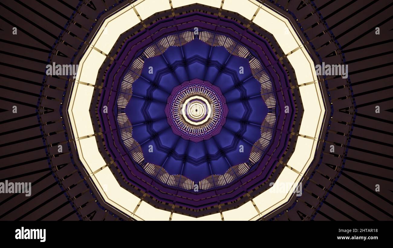 Illustration of a colorful mandala with beautiful patterns Stock Photo ...