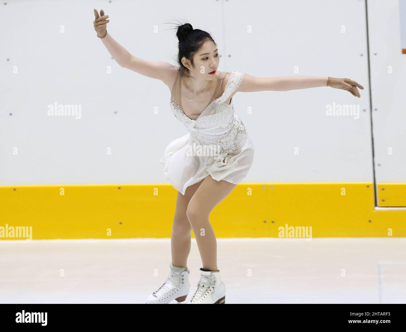 28th Feb, 2022. S. Korean figure skater Choi Da-bin South Korean figure skater Choi Da-bin ...