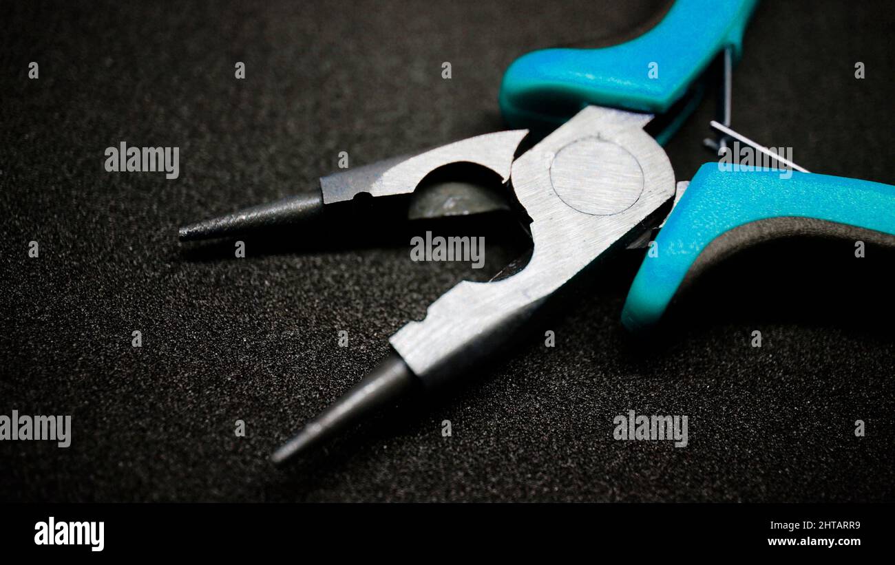 work tool pliers. object photography style Stock Photo - Alamy
