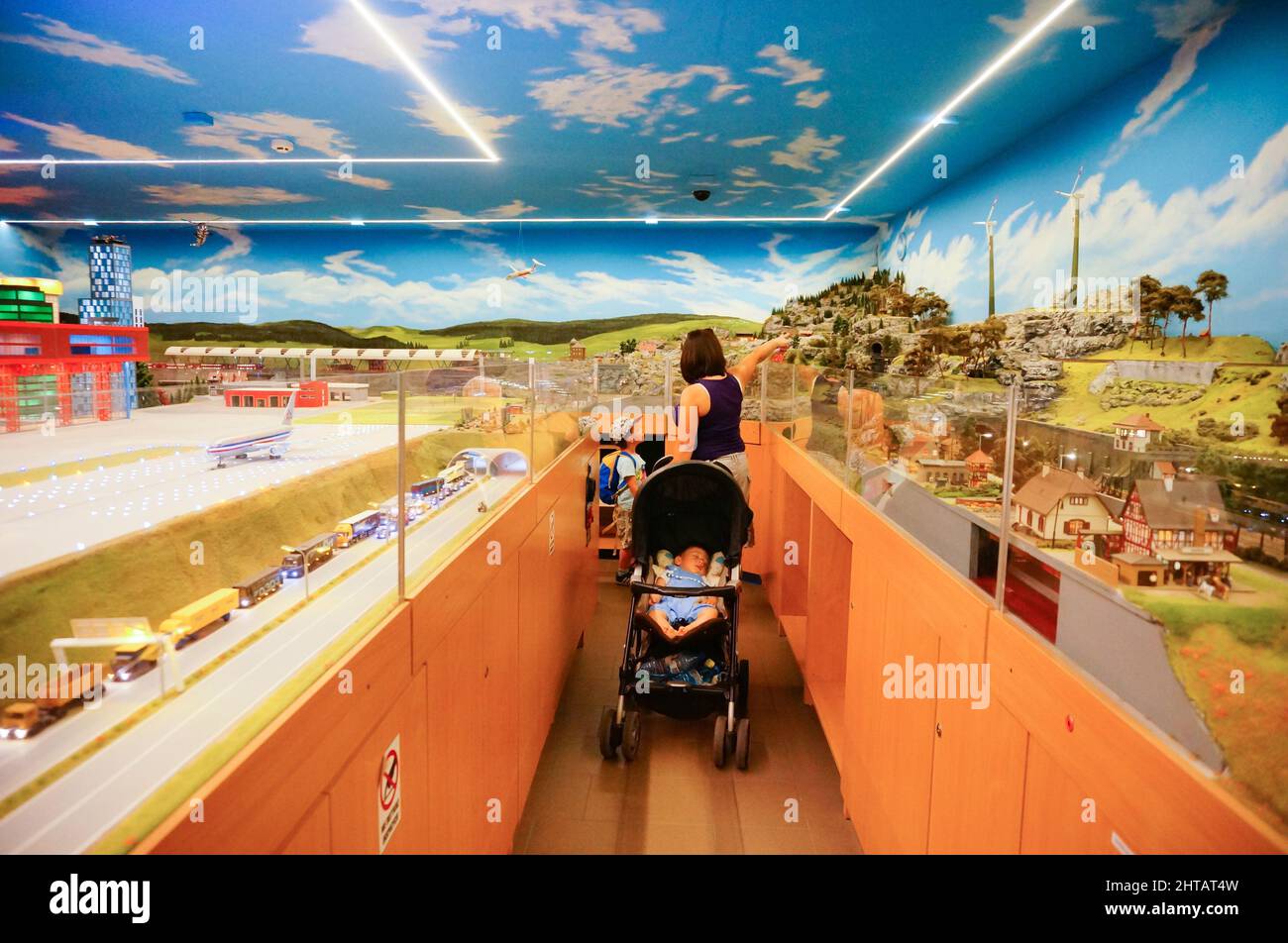 Happy child train museum hi-res stock photography and images - Alamy