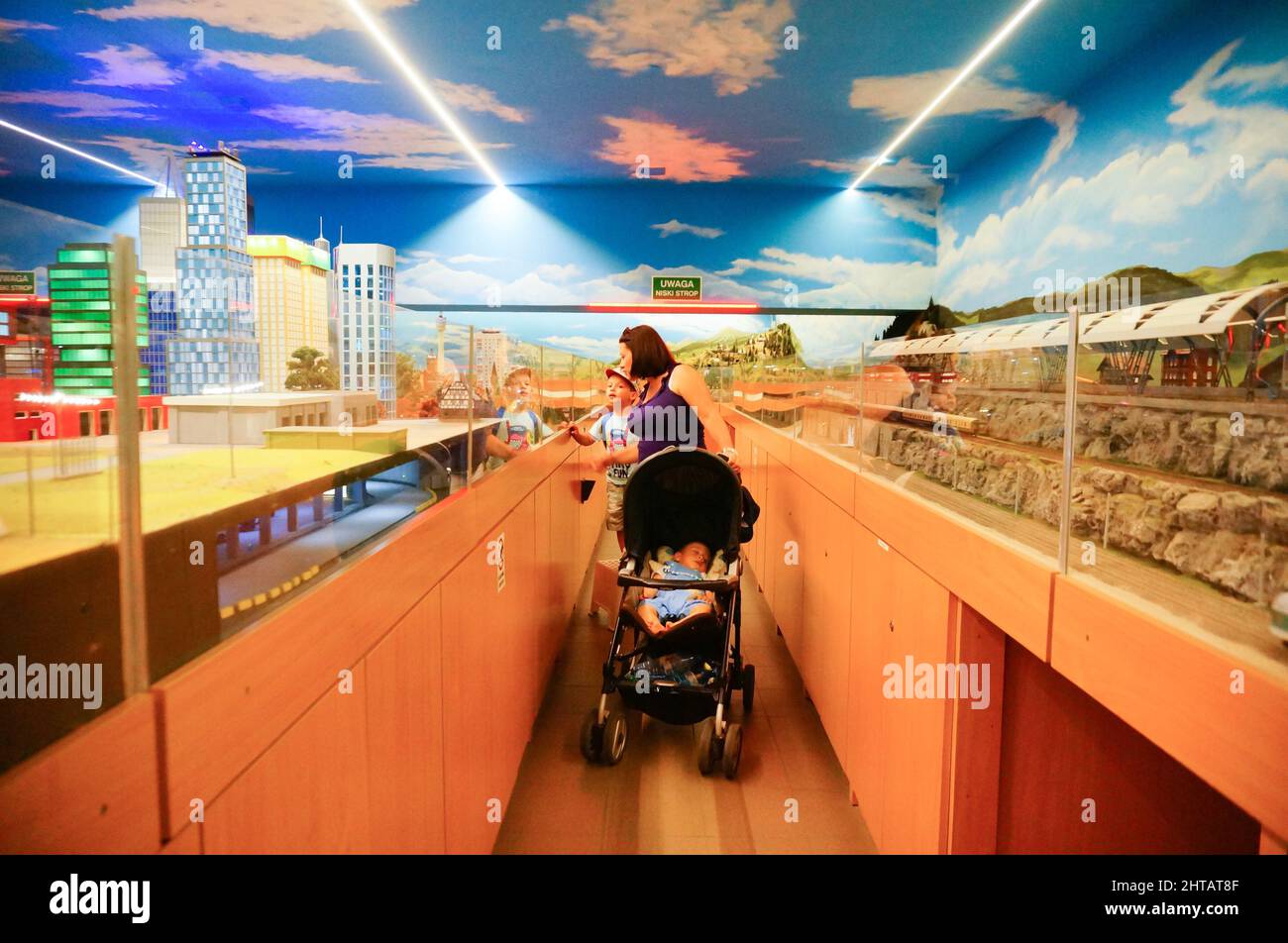 Happy child train museum hi-res stock photography and images - Alamy