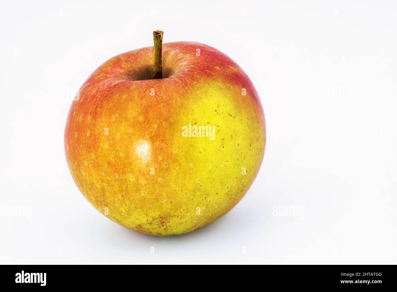 Closeup of an apple with white background Stock Photo - Alamy