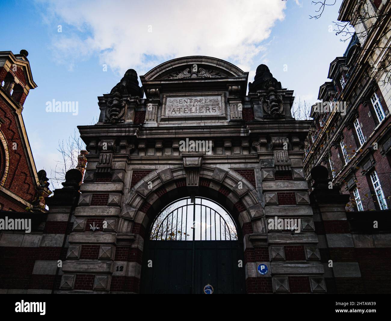 Beautiful architecture of Lille. Street photography. Lille, France ...