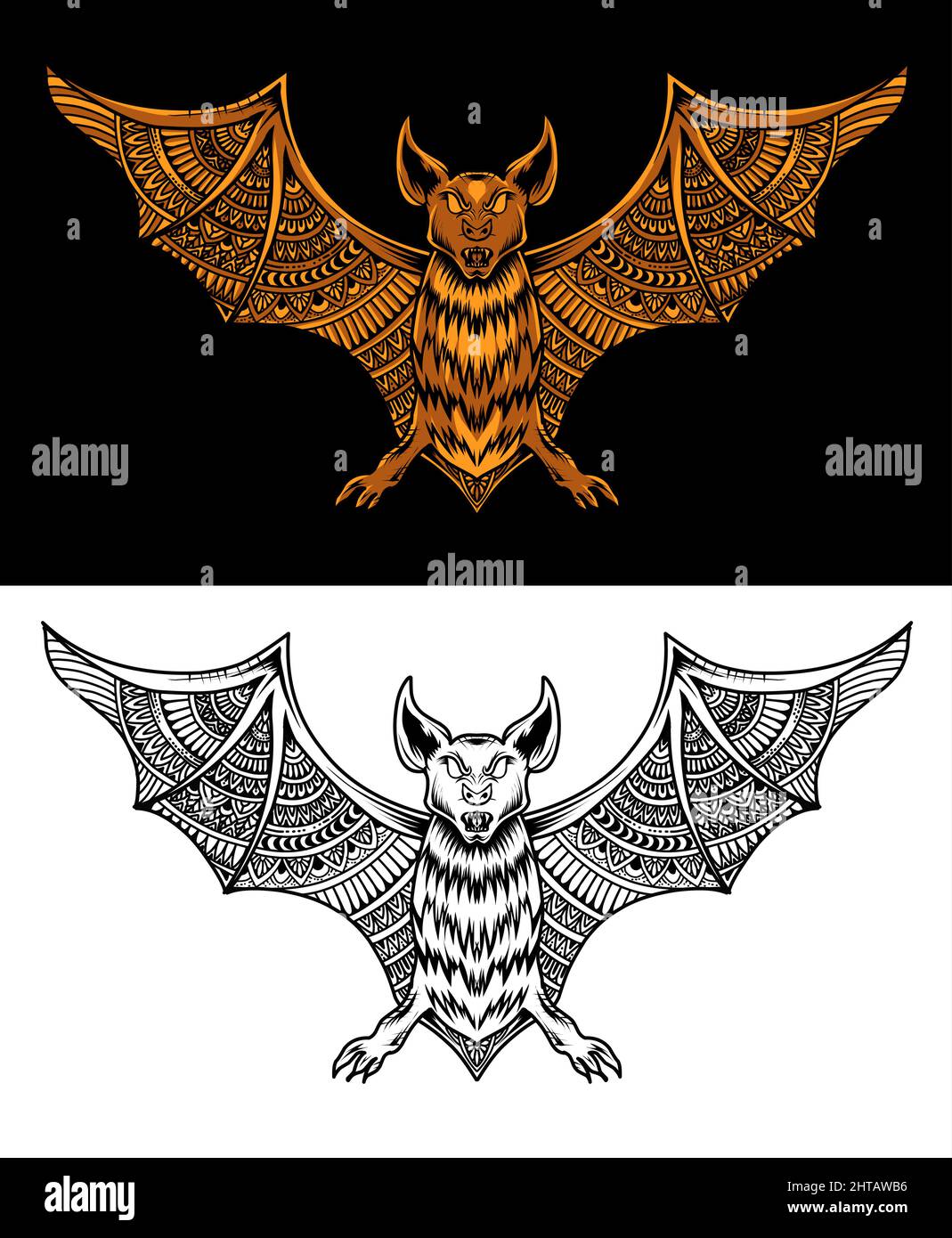 Animal mandala vector vectors Stock Vector Images - Alamy