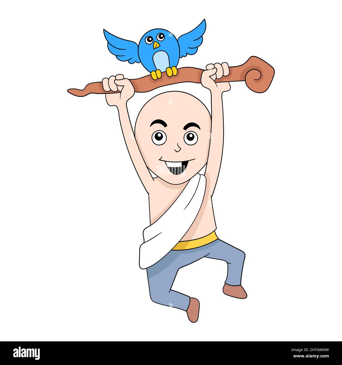 Flying monk hi-res stock photography and images - Alamy