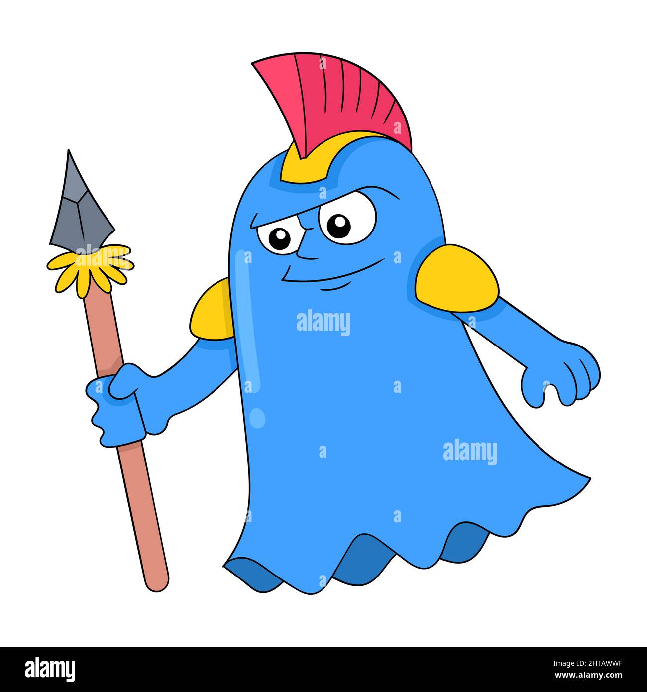 warrior dressed in battle carrying a sharp Stock Vector Image & Art - Alamy
