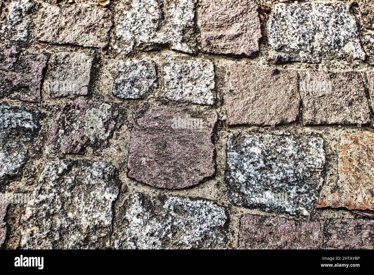Closeup shot of pavement stone texture background Stock Photo - Alamy