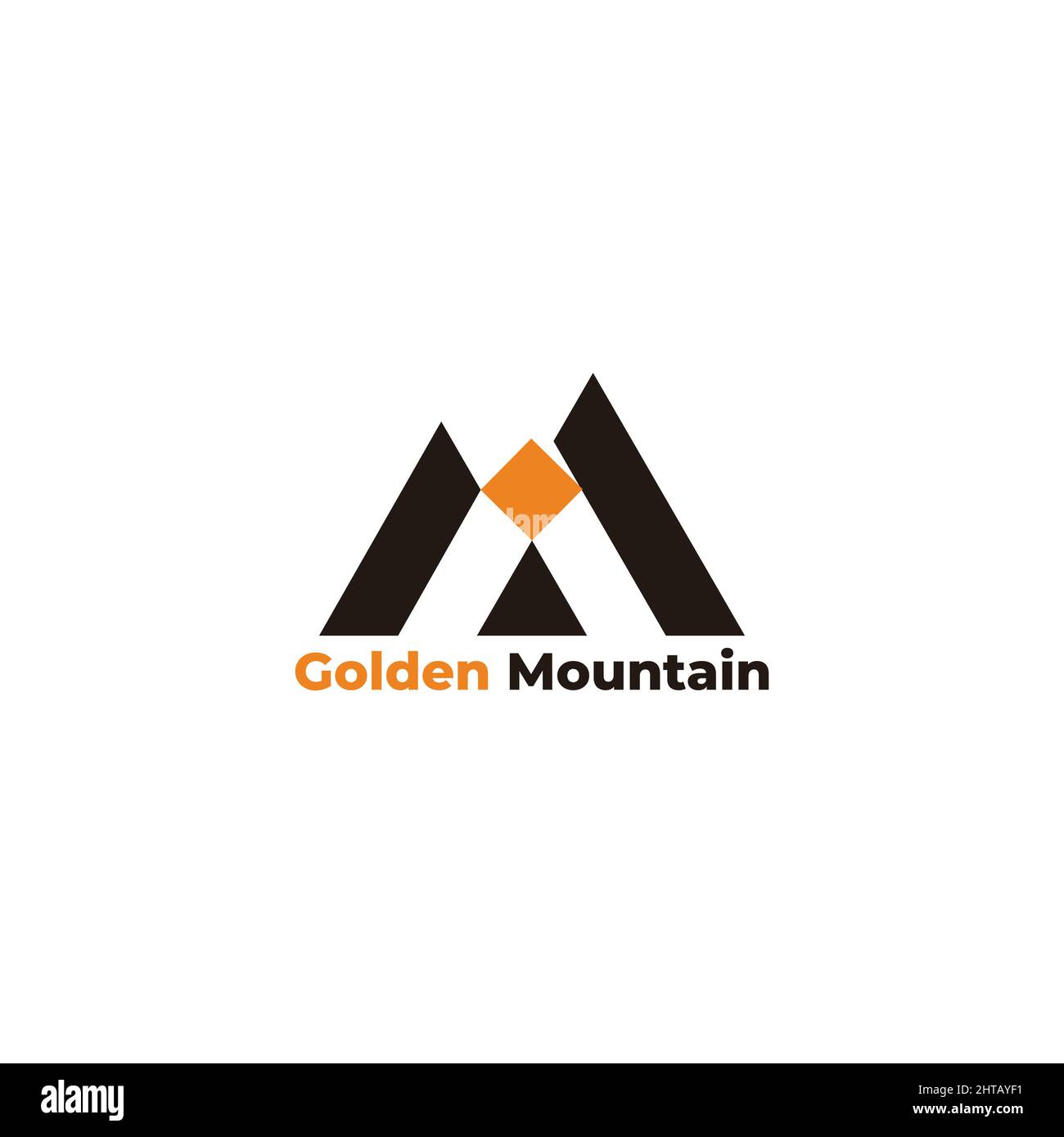 Golden mountain vector vectors hi-res stock photography and images - Alamy