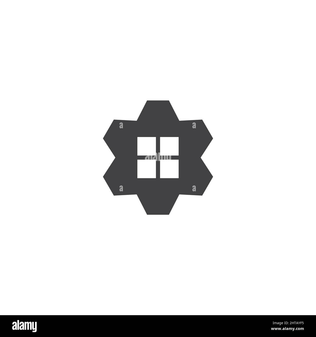 cog machine home technology windows symbol logo vector Stock Vector ...