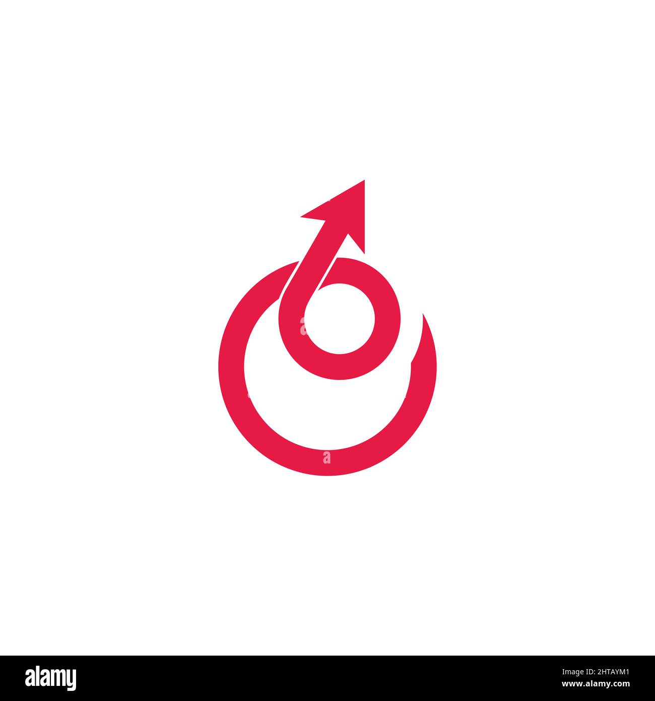 letter e circle movement arrow geometric design logo vector Stock ...