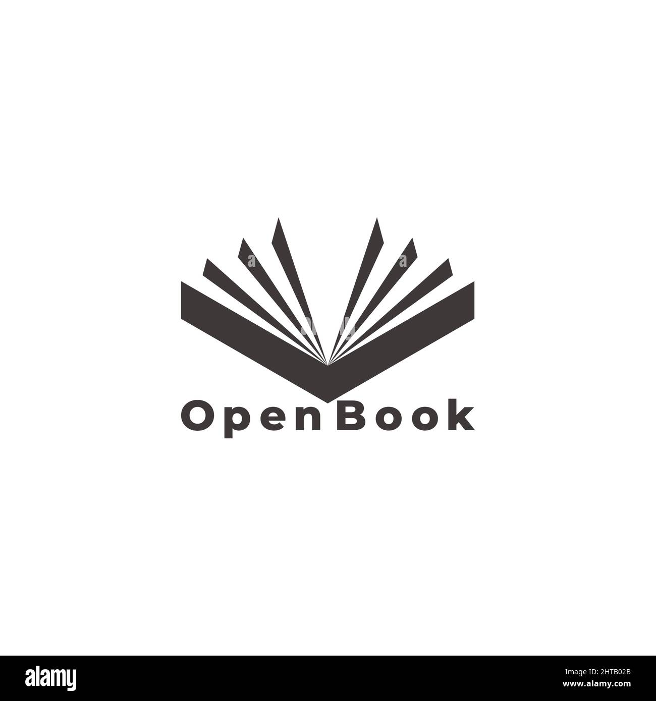 Open Book Logo Vector