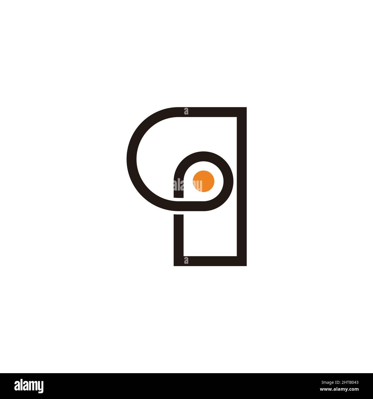 letter q infinity dots line logo vector Stock Vector Image & Art - Alamy