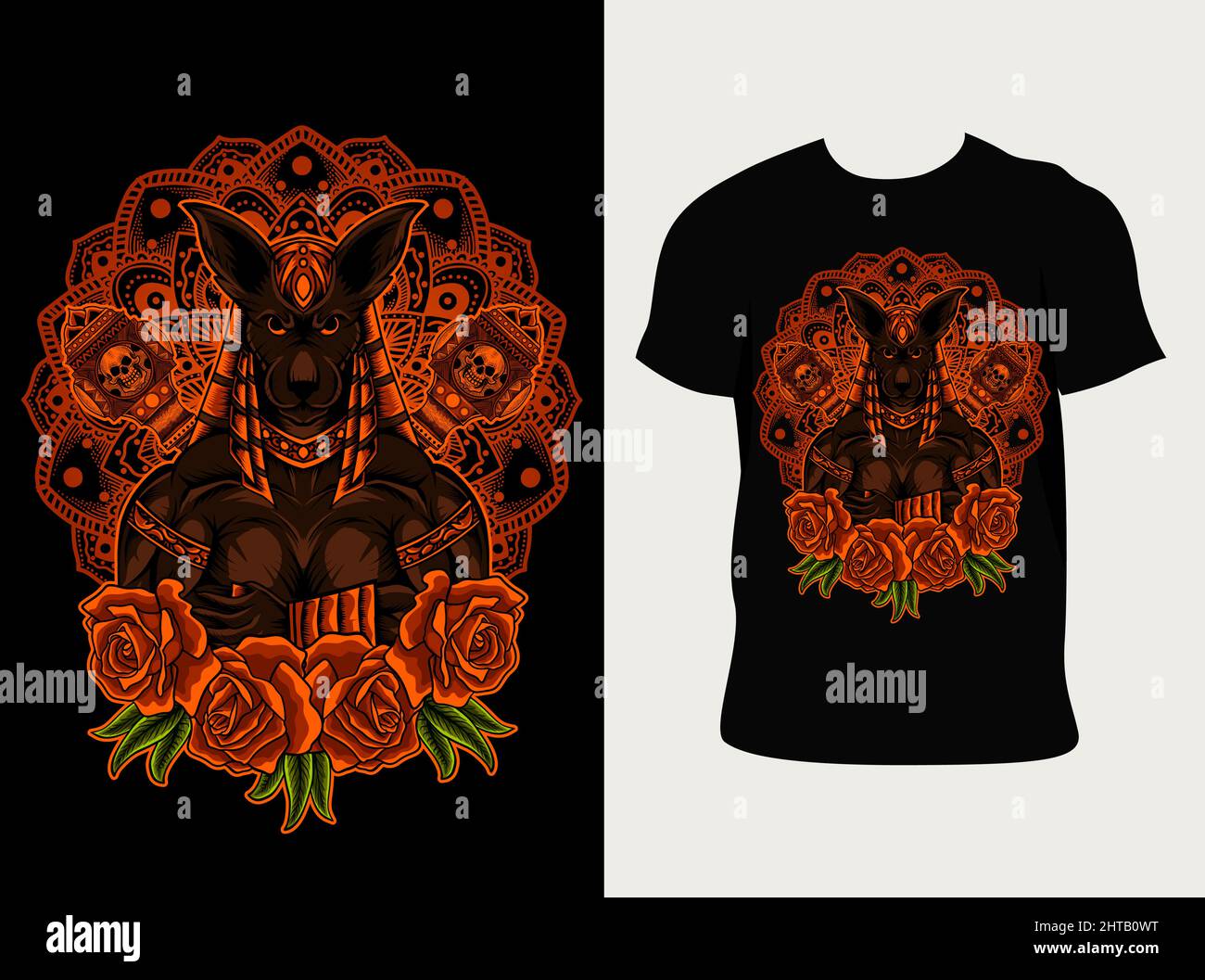 Anubis vector vectors hi-res stock photography and images - Alamy