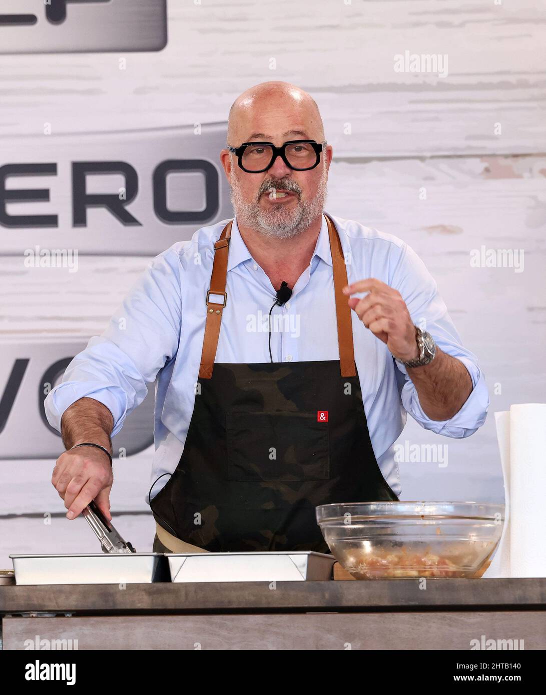 MIAMI BEACH, FL - FEBRUARY 27: Chef Andrew Zimmern is seen during the ...