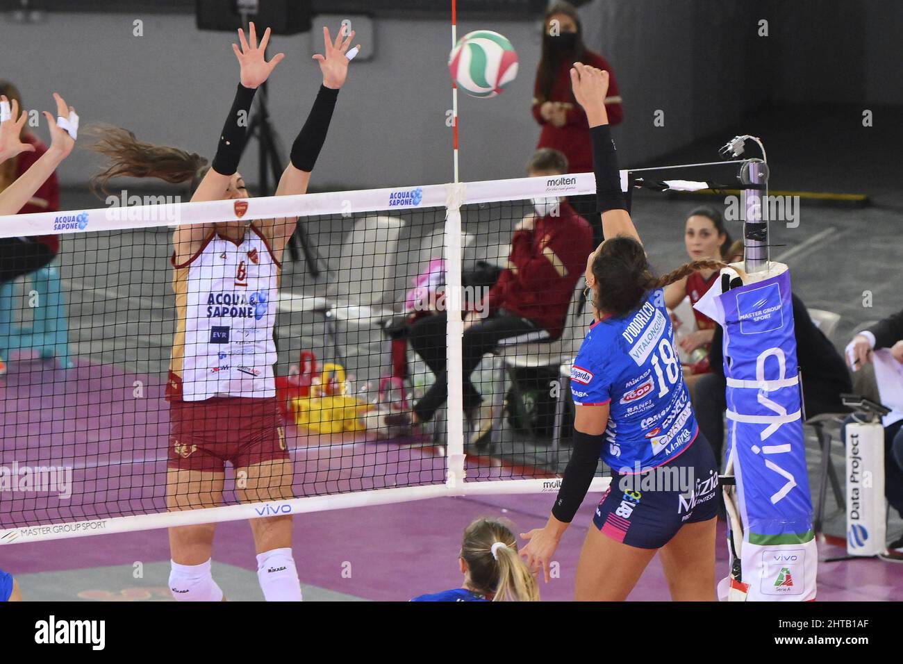 Rome, Italy. 27th Feb, 2022. D'odorico Sofia of Igor Gorgonzola Novara ...