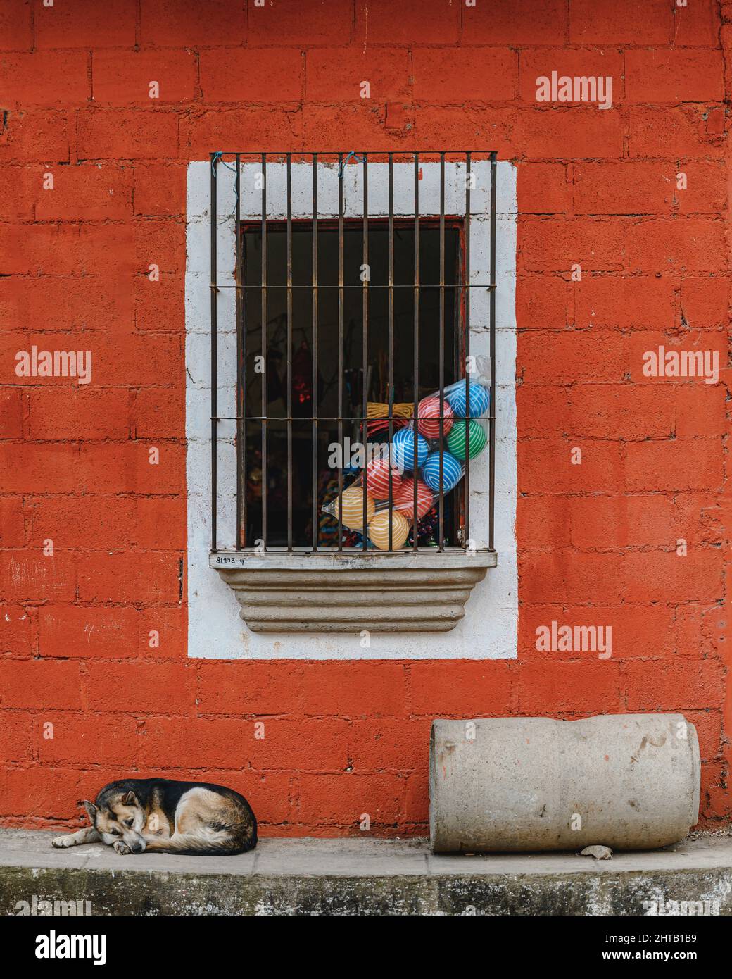 Closeup of a window from outside in Antigua, Guatemala Stock Photo - Alamy