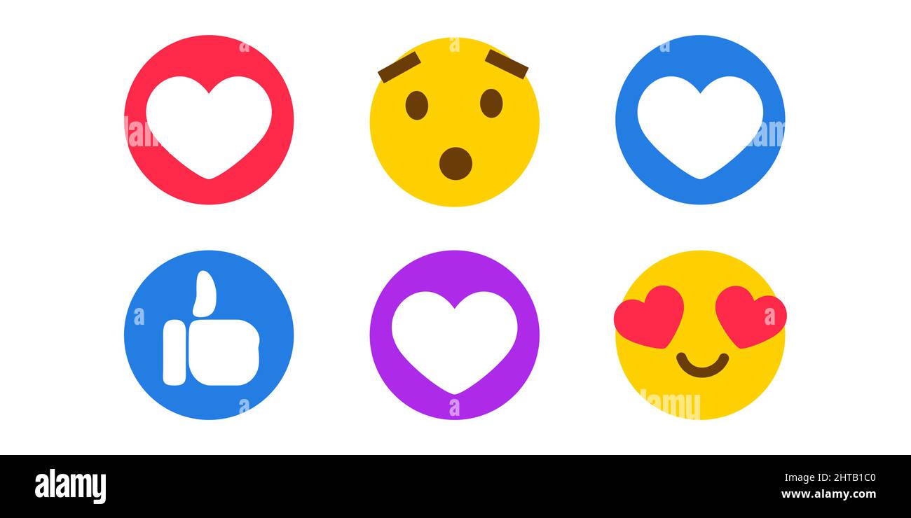 Like Thumb Up And Frawn Face Icons Emoticons For Social Media
