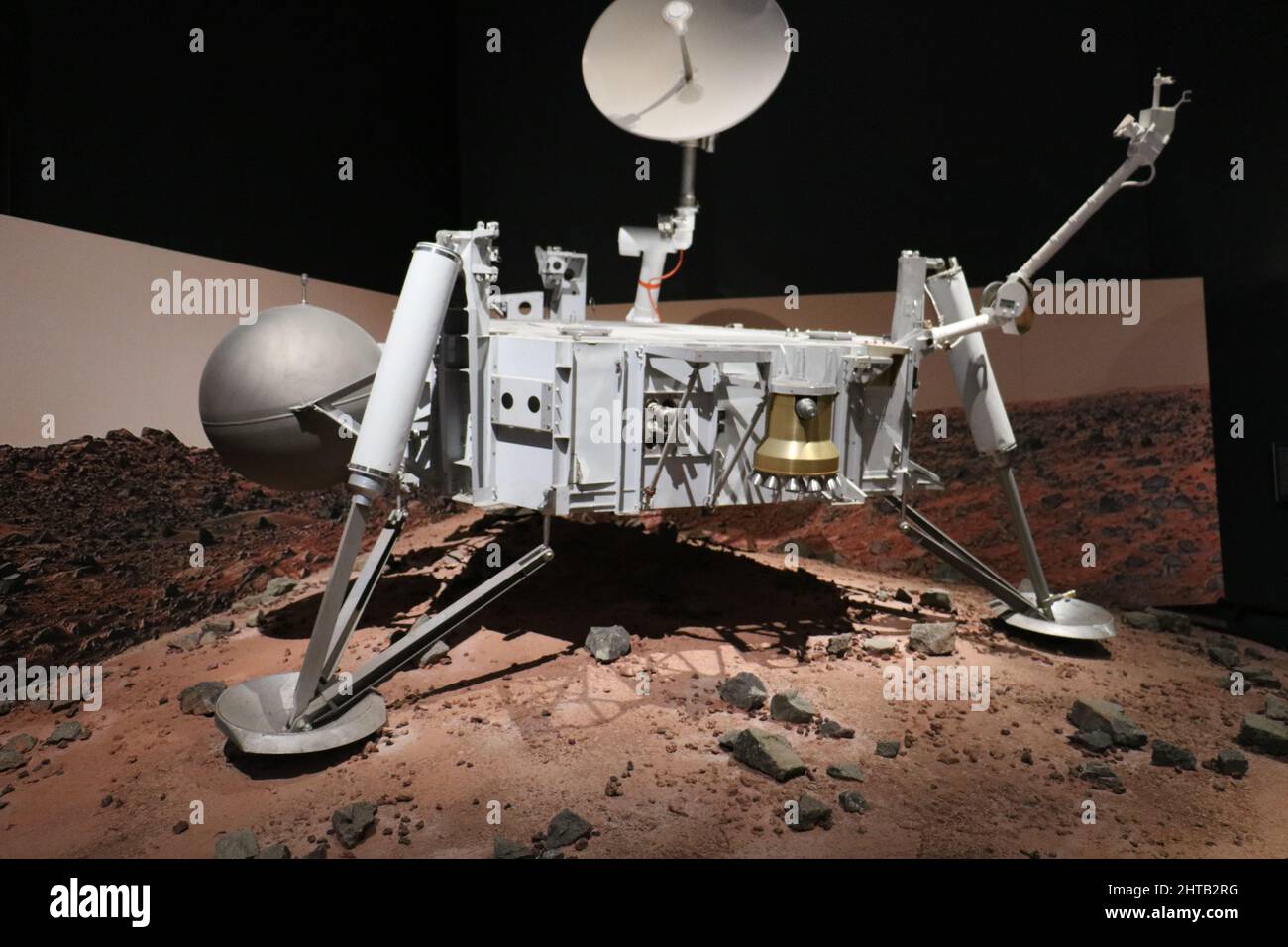 Space device in Seattle aviation museum, USA Stock Photo - Alamy