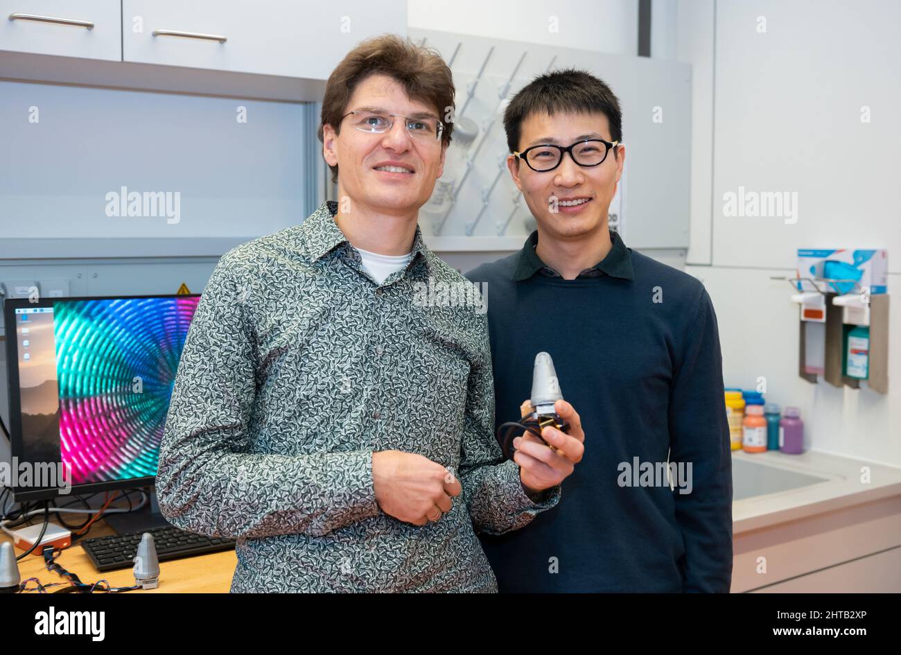 PRODUCTION - 03 February 2022, Baden-Wuerttemberg, Tübingen: Georg ...