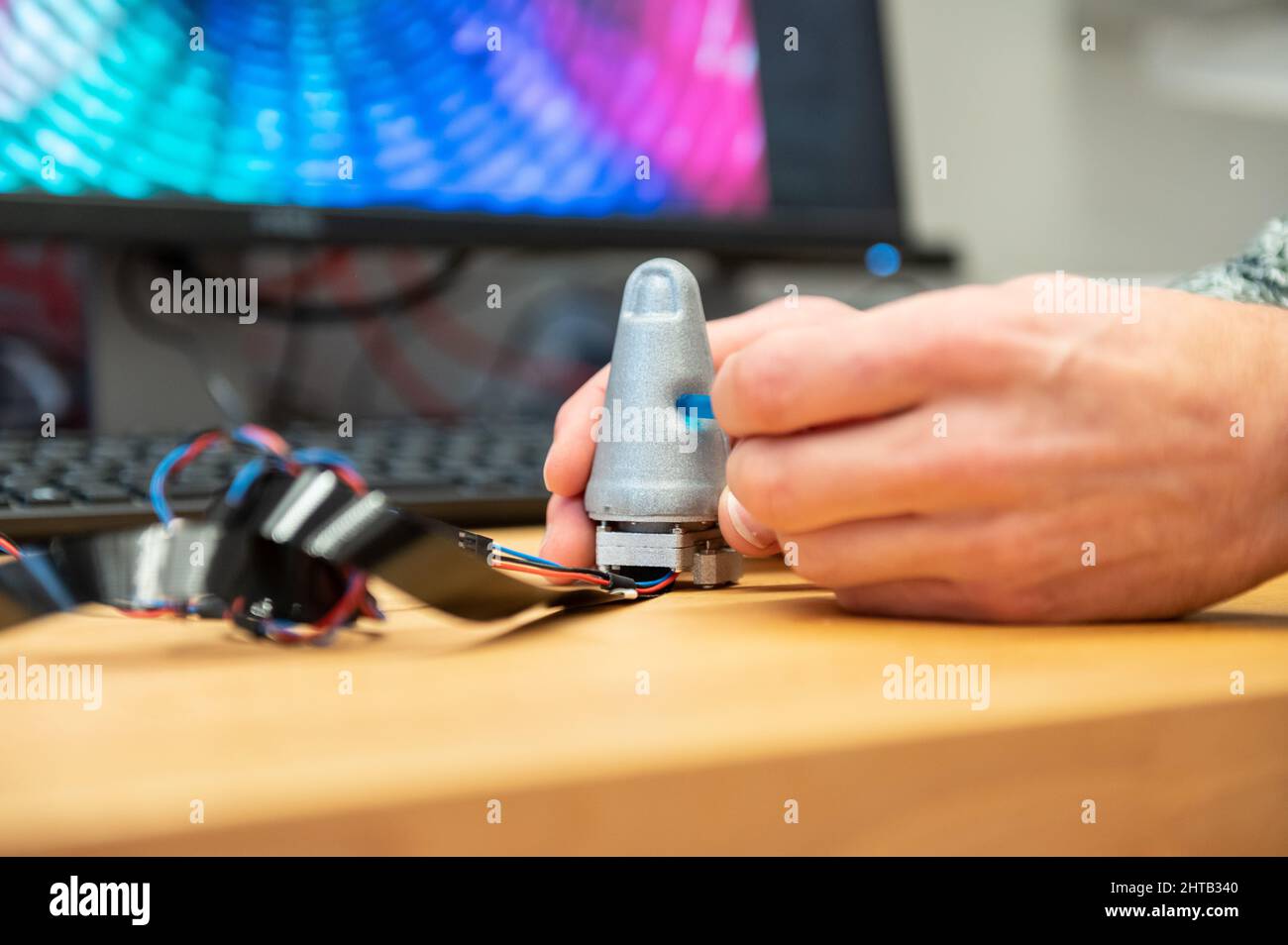 PRODUCTION - 03 February 2022, Baden-Wuerttemberg, Tübingen: Georg ...