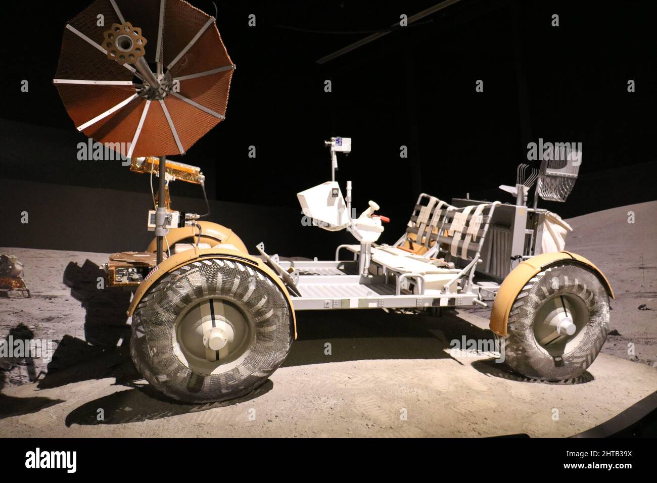 Lunar Roving Vehicle in Seattle aviation museum Stock Photo - Alamy