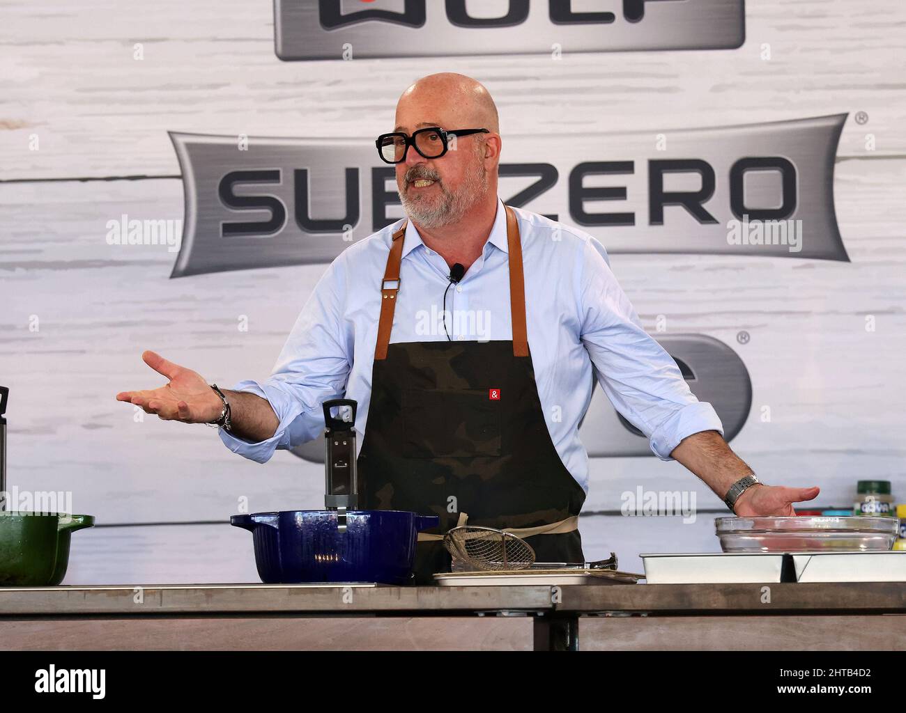MIAMI BEACH, FL - FEBRUARY 27: Chef Andrew Zimmern is seen during the ...