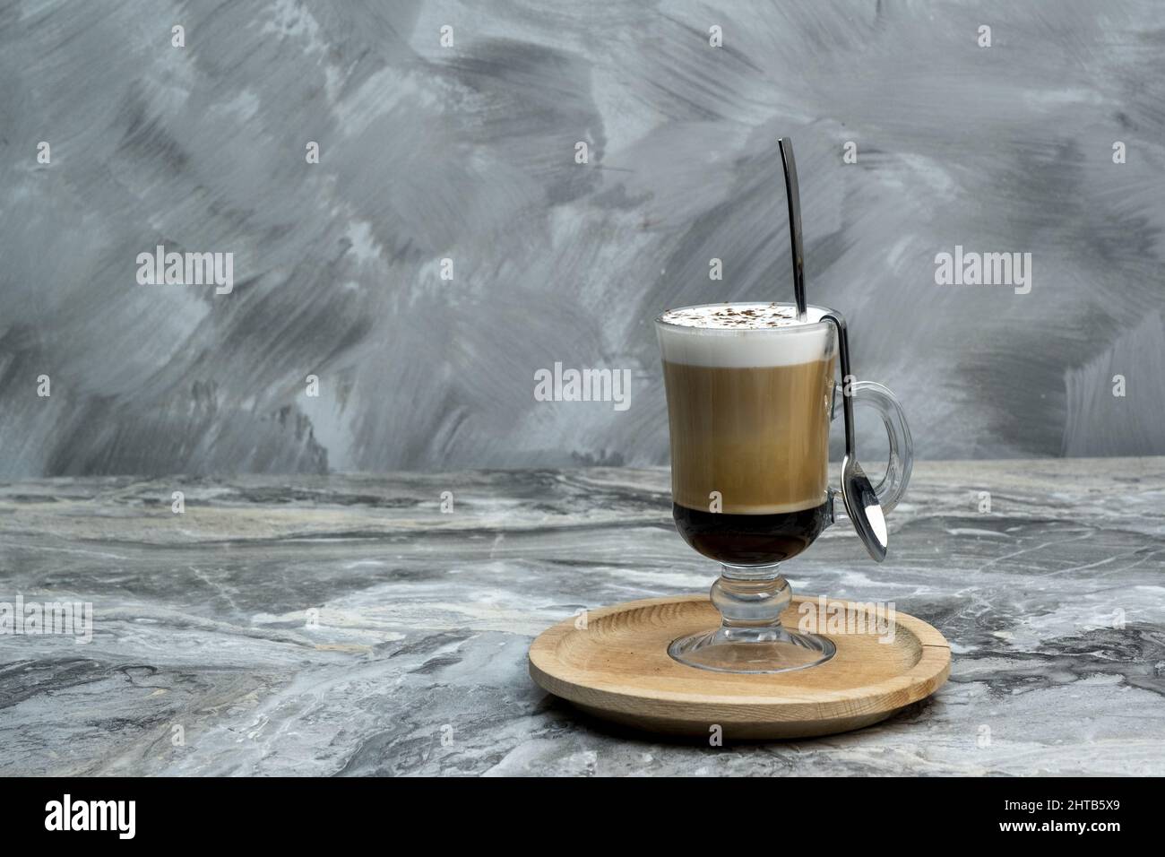 Cup of coffee latte with milk Stock Photo - Alamy