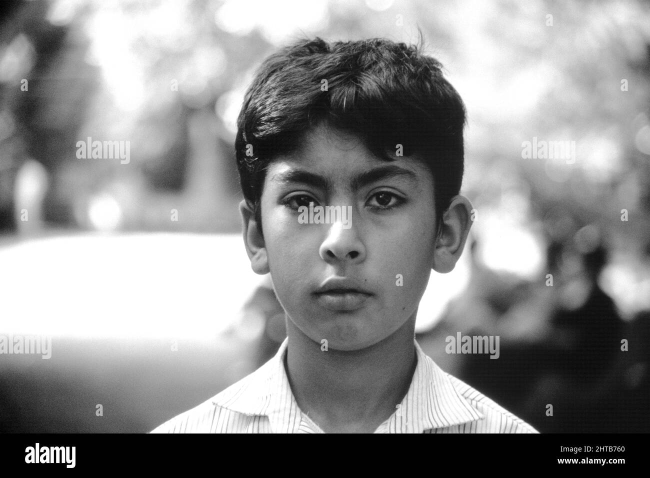Grayscale of a young butcher in Georgia Stock Photo - Alamy