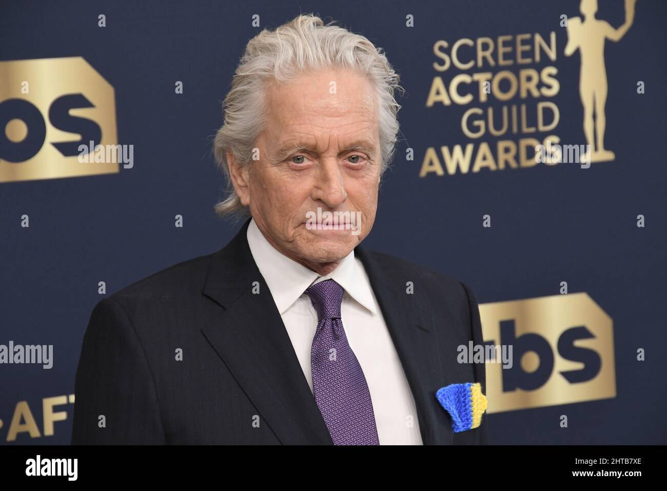 Michael Douglas arrives at the 28th Screen Actors Guild Awards held at ...