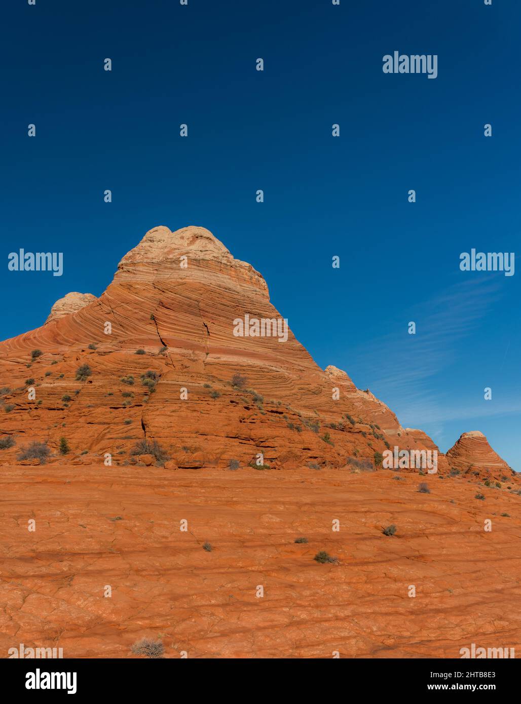 Natural view of the Coyote Buttes in Utah, Arizon, USA Stock Photo - Alamy