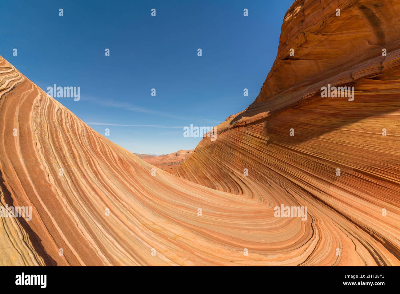 Natural view of the Coyote Buttes in Utah, Arizon, USA Stock Photo - Alamy